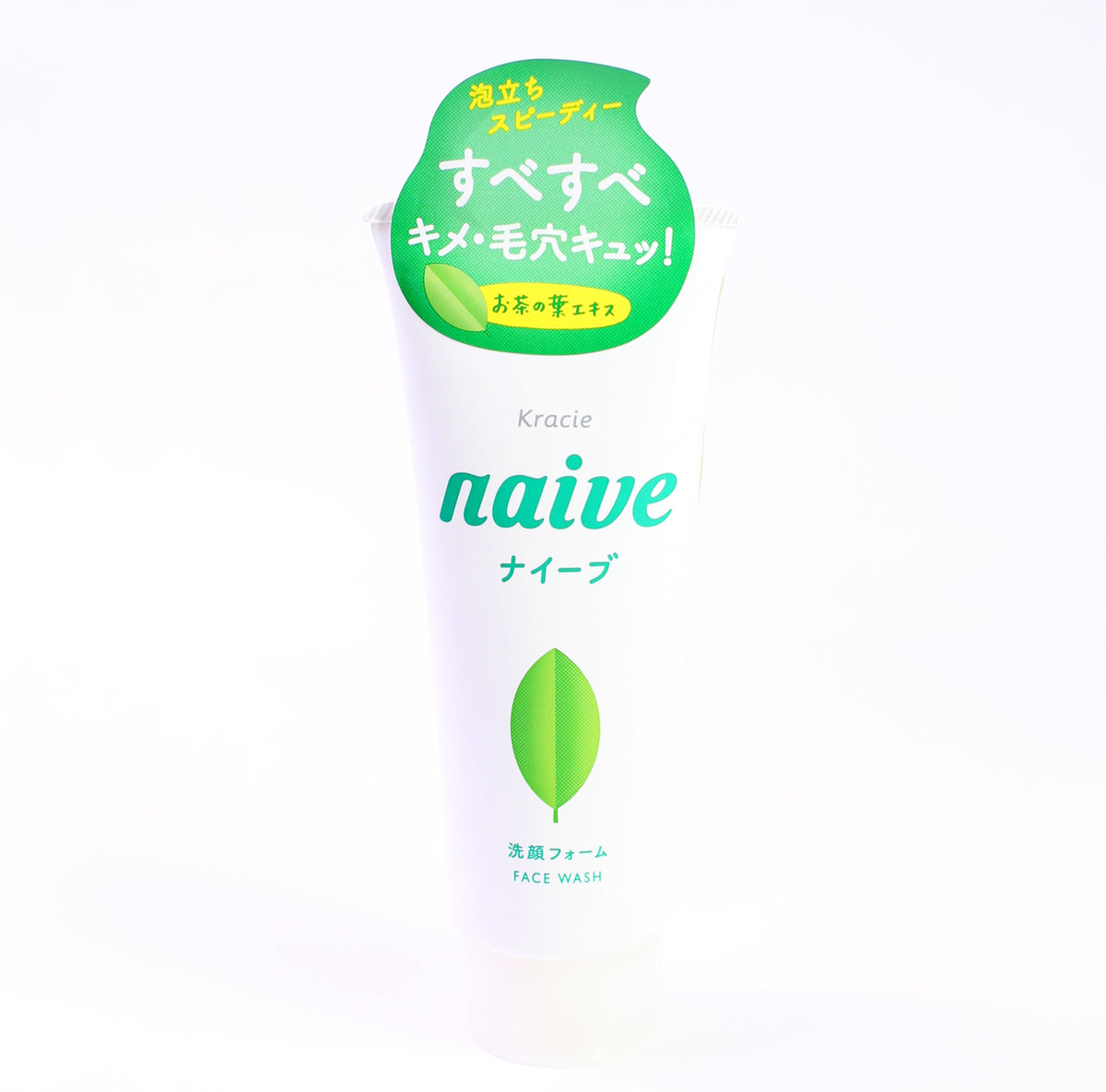 Naive Facial Cleansing Foam Green Tea 4.5Oz(130G – DainobuNYC